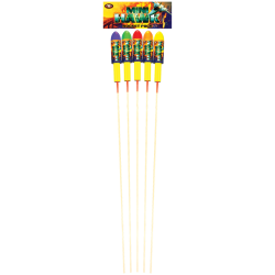 Mini Hawk 5 Rockets - Bright Star – Firework Shop London
