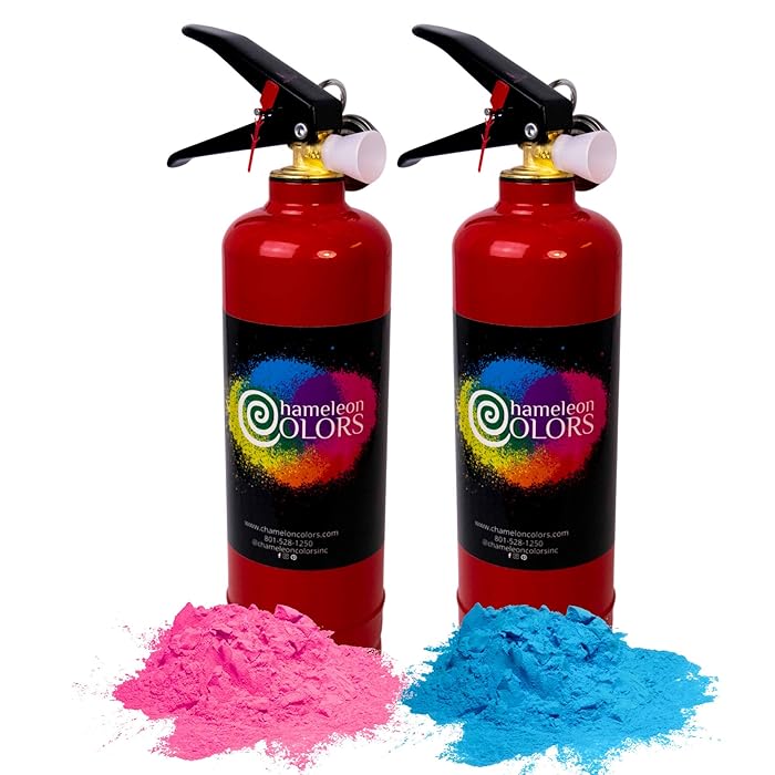 Gender Reveal Fire Extinguisher Colour Blasters – Firework Shop London