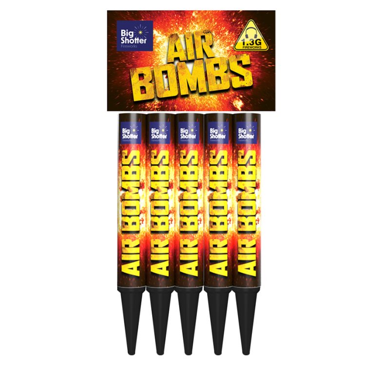 Air Bombs - 5 Pack - Big Shotter – Firework Shop London