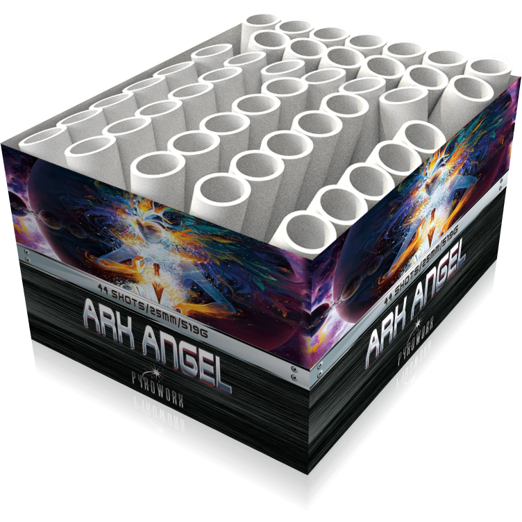 Ark Angel 44 Shot Barrage - Pyroworx – Firework Shop London