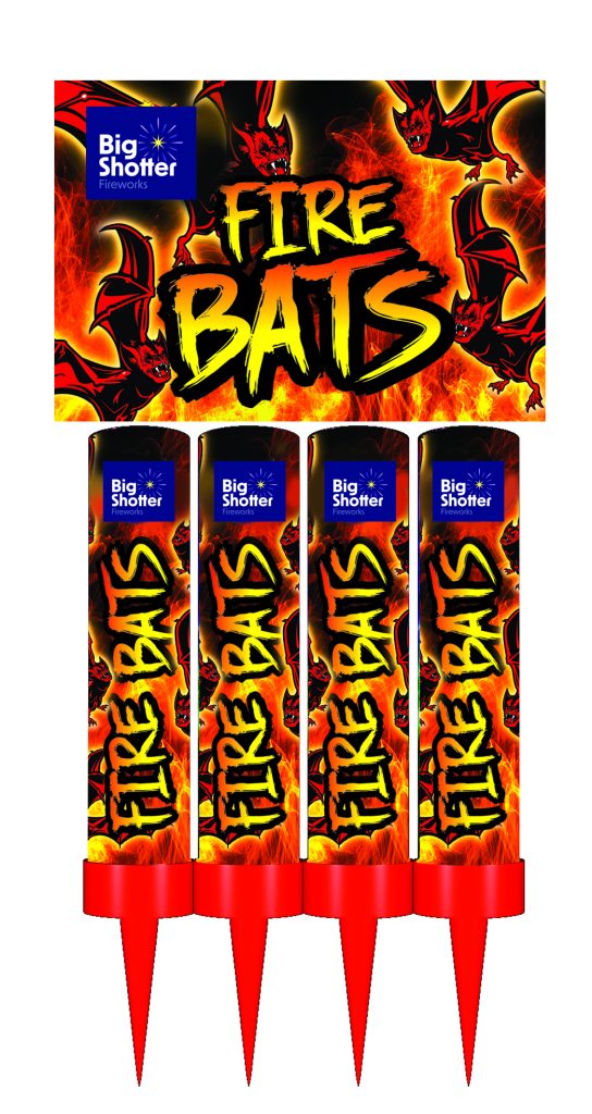 Fire Bats - Big Shotter – Firework Shop London
