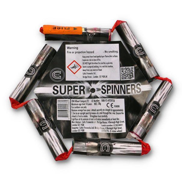 Celtic Super Spinners - 40 seconds – Firework Shop London