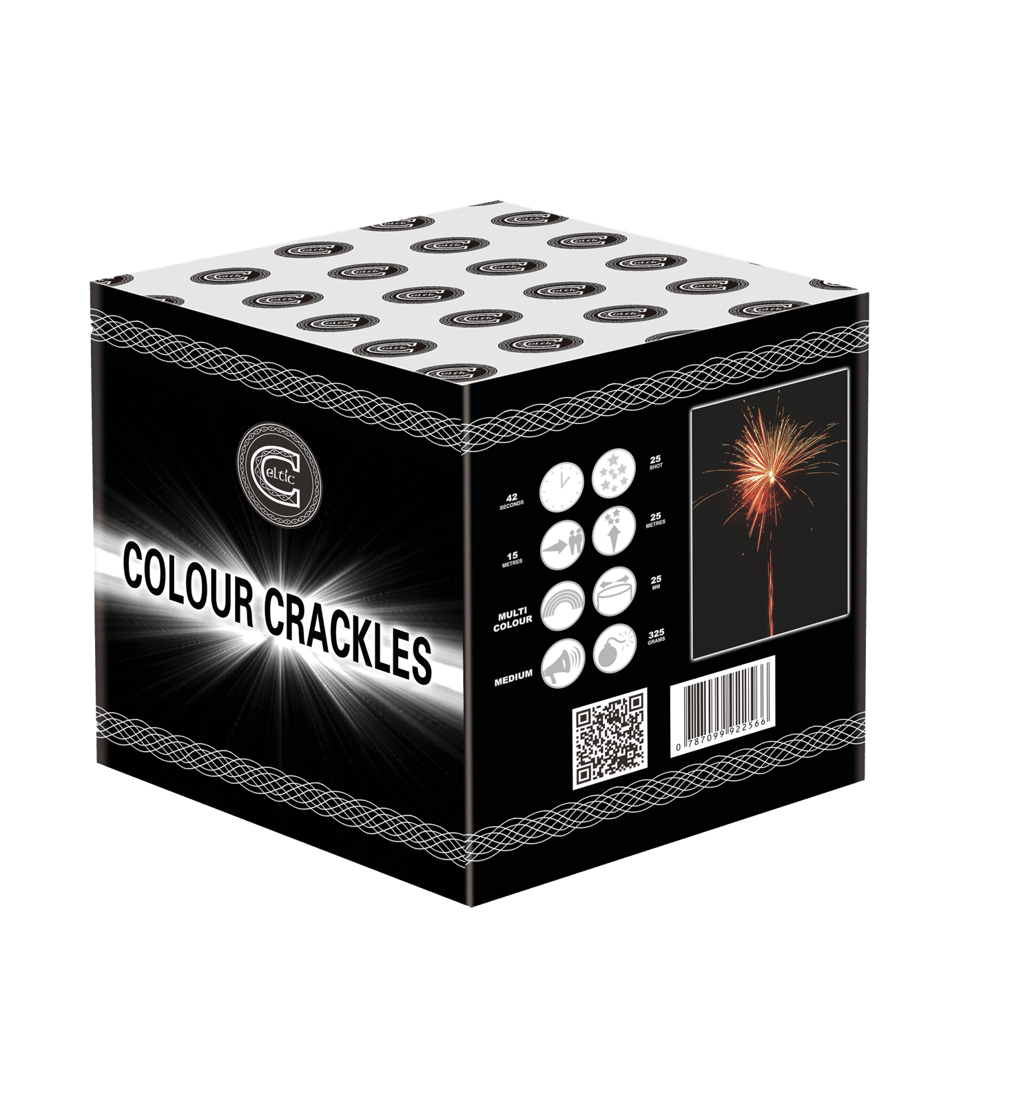 Colour Crackles - 25 shots – Firework Shop London