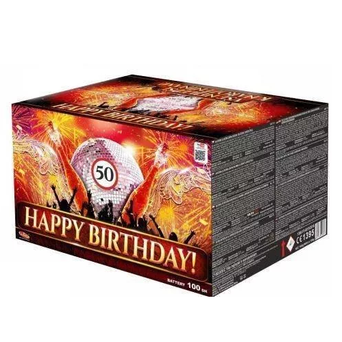 HAPPY BIRTHDAY - 49 SHOT – Firework Shop London