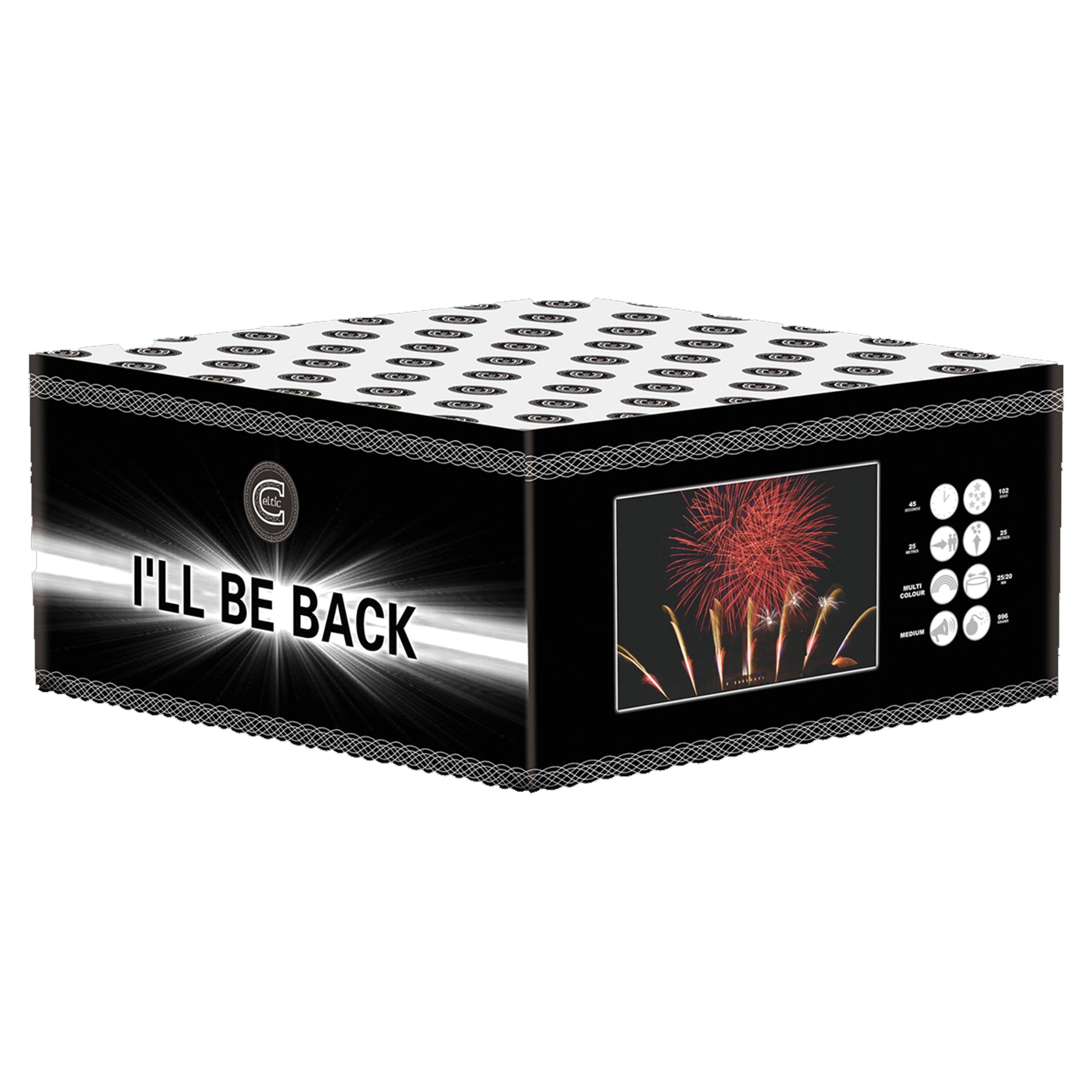 I'll be back - 102 shot – Firework Shop London