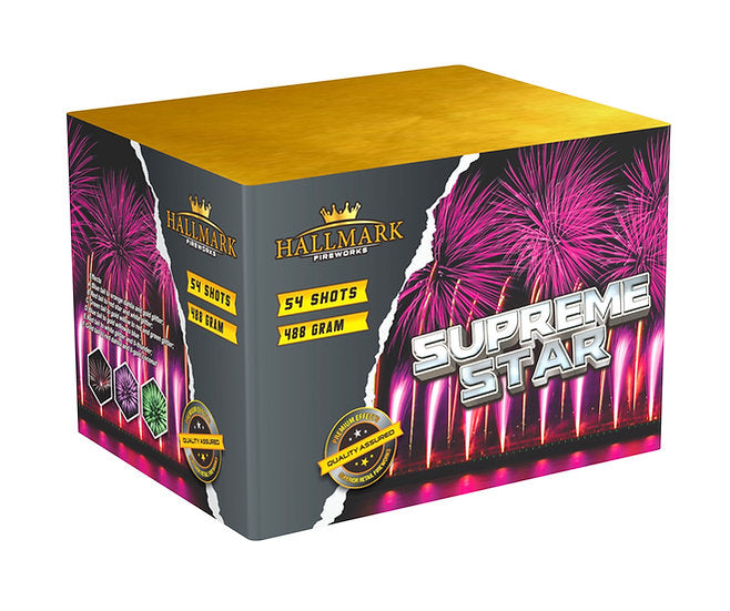 Supreme Star - 54 shot – Firework Shop London