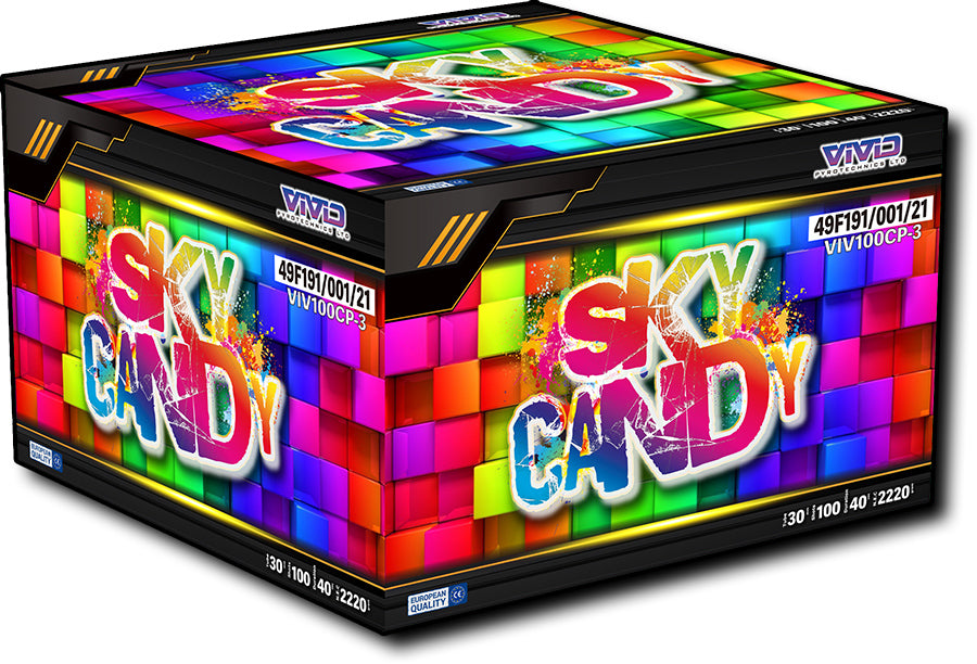 Sky Candy - 100 shot cake – Firework Shop London